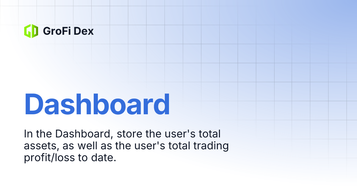 Dashboard | GroFi Dex